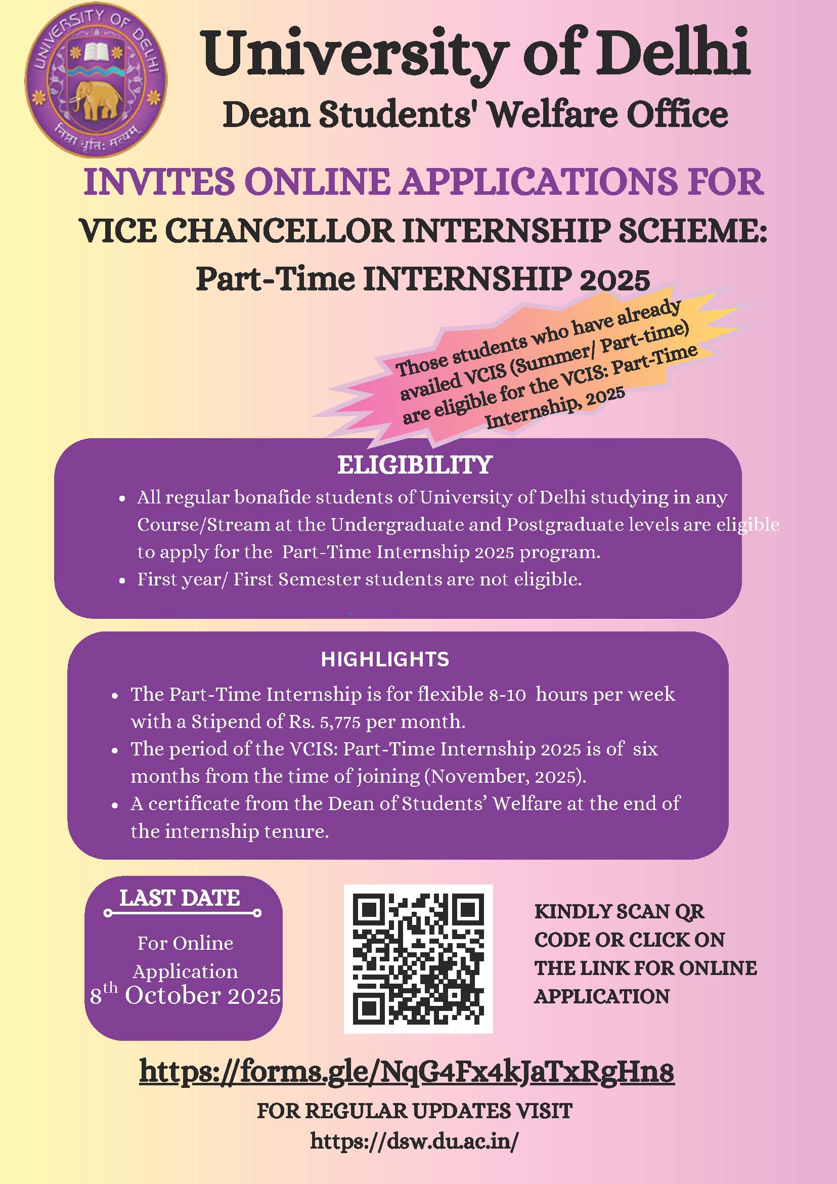 News Details - Delhi University